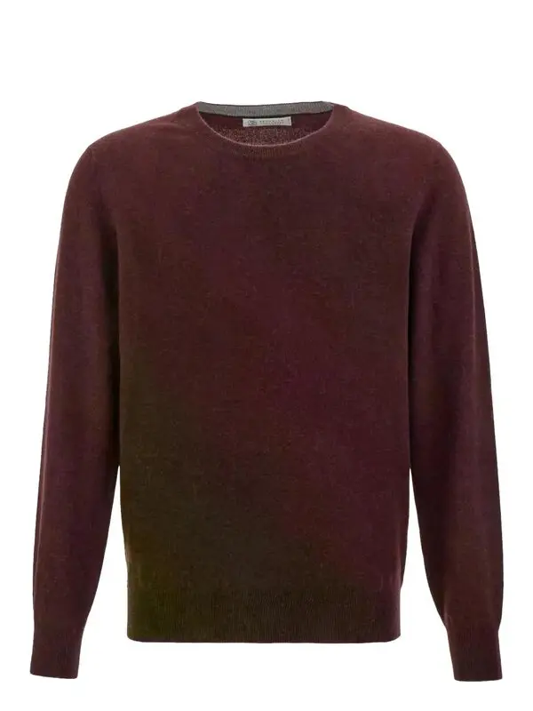 Brunello Cucinelli Cashmere Crew Neck Sweater - Brown