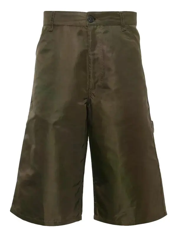 Wood Wood Robbie Carpenter Bermuda Shorts - Green
