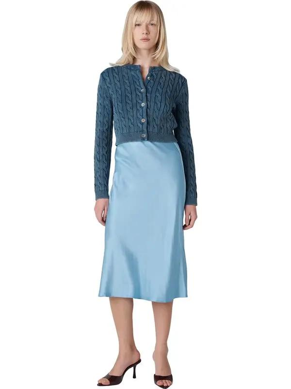 Diane Von Furstenberg Mae Skirt - Misty Blue
