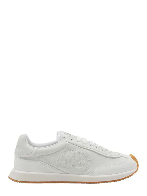 Dolce & Gabbana Leather Sneakers - White