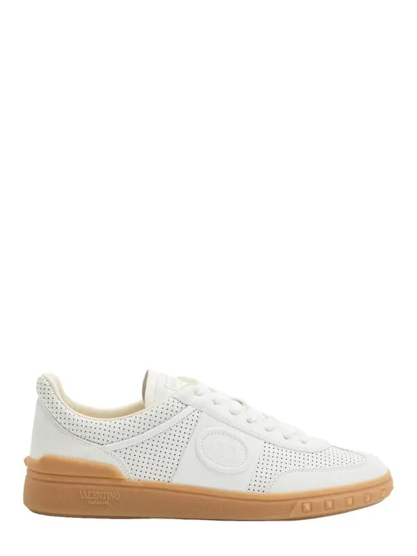 Valentino Garavani Panelled Leather Sneakers - White