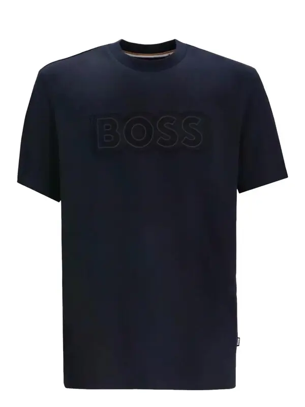 BOSS Logo-detail T-shirt - Blue