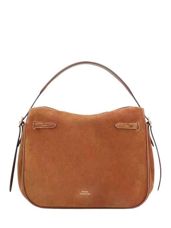 Polo Ralph Lauren Polo Id Suede Tote - Brown