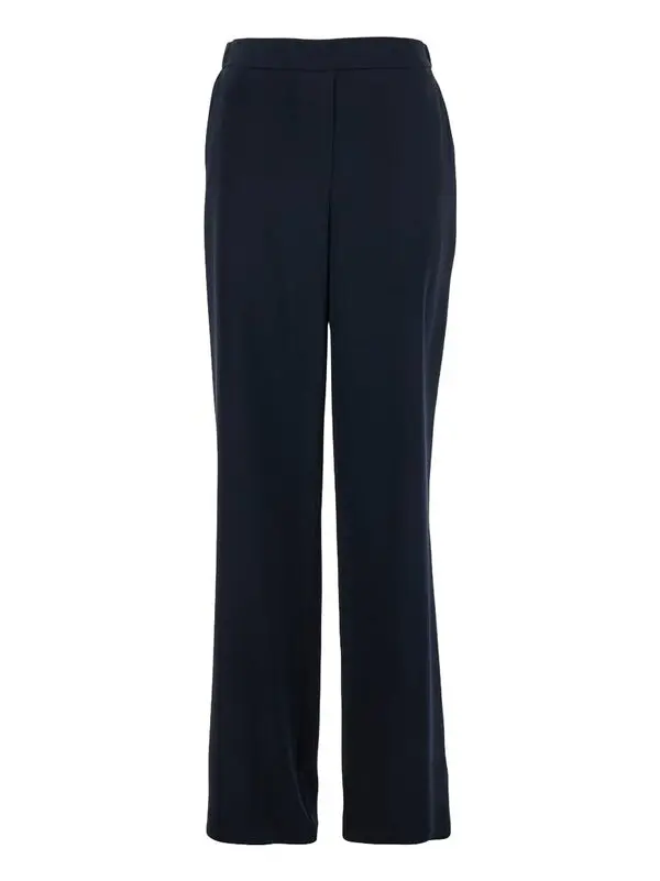 PLAIN Tech Fabric Wide Leg Pants - Blue