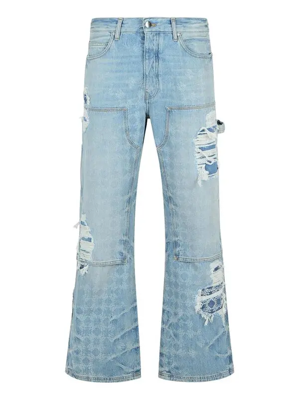 Amiri Carpenter Light Cotton Jeans - Blue