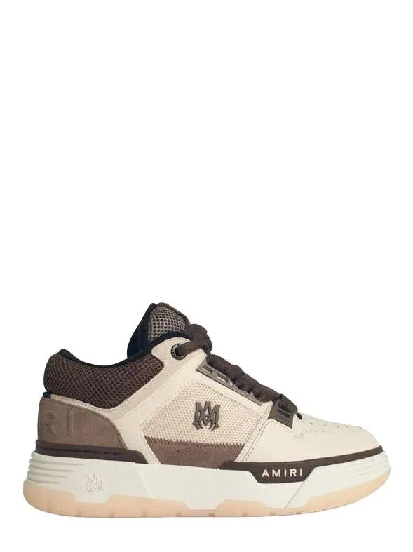 Amiri Ma-1 Leather Blend Sneakers - Brown