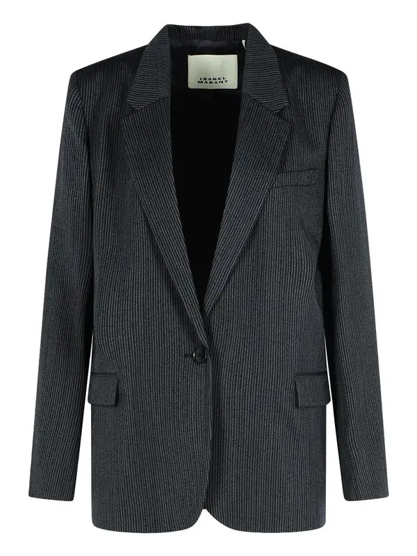 Isabel Marant Omelia Virgin Wool-blend Blazer - Black