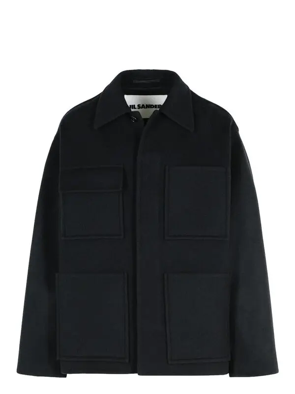 JIL SANDER Cashmere Jacket - Black