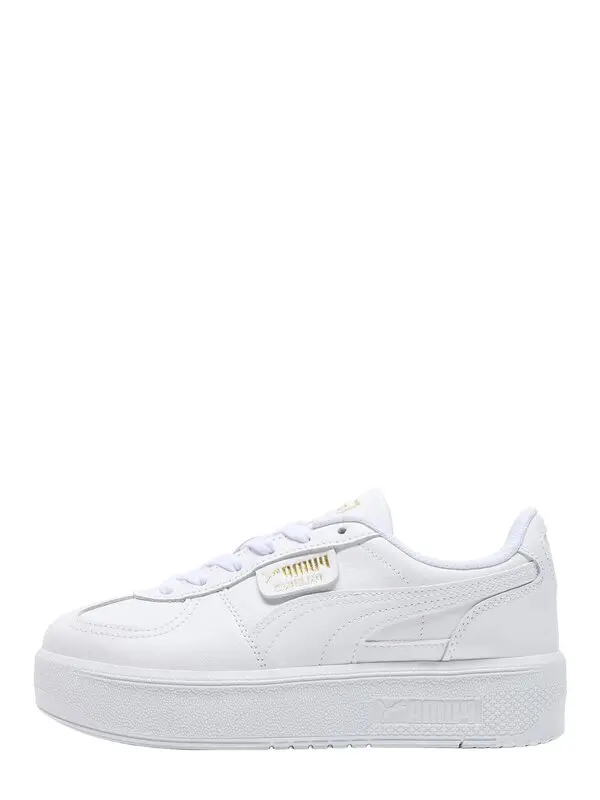 PUMA Palermo Elevata Leather Sneakers - White