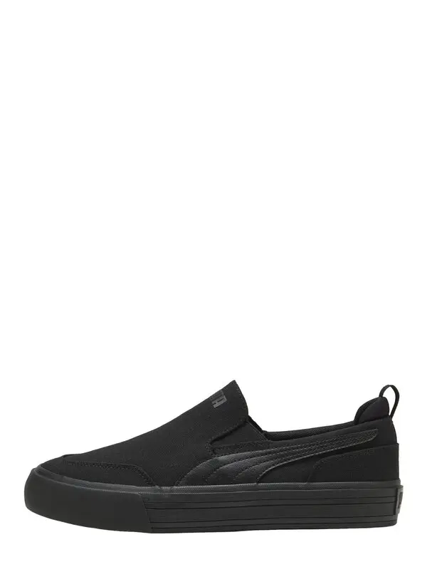 PUMA Court Classic Vulcanized Slip-on Sneakers - Black