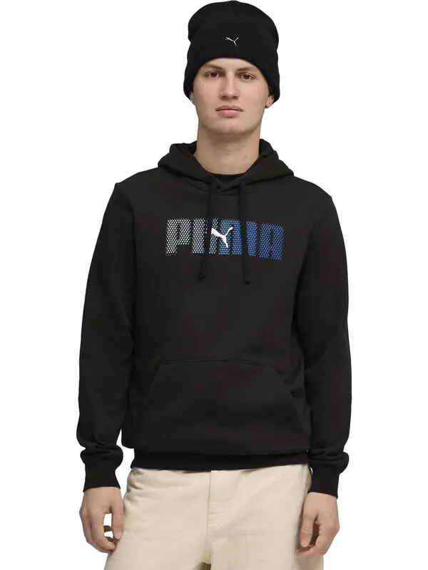PUMA Essentials Logo Lab Fleece Hoodie - Black