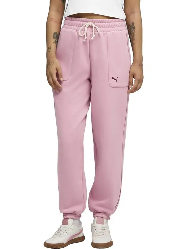 PUMA Essentials Double Up Fleece Joggers - Pink