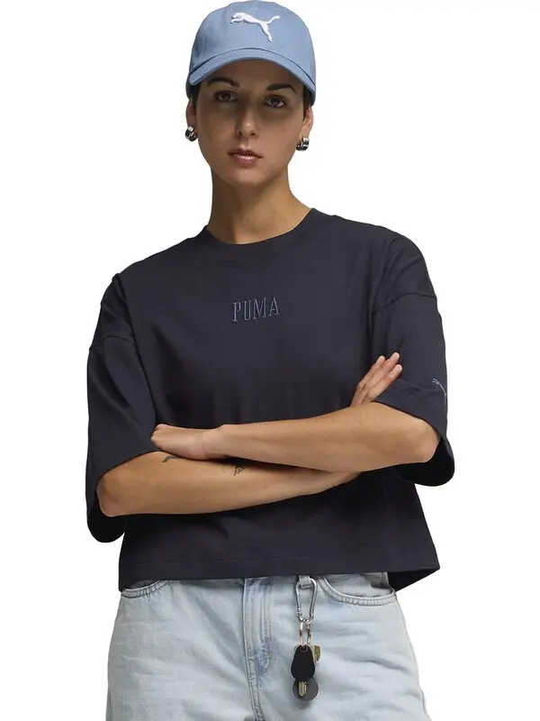 PUMA Premium Essentials Oversized Graphic T-shirt - Blue