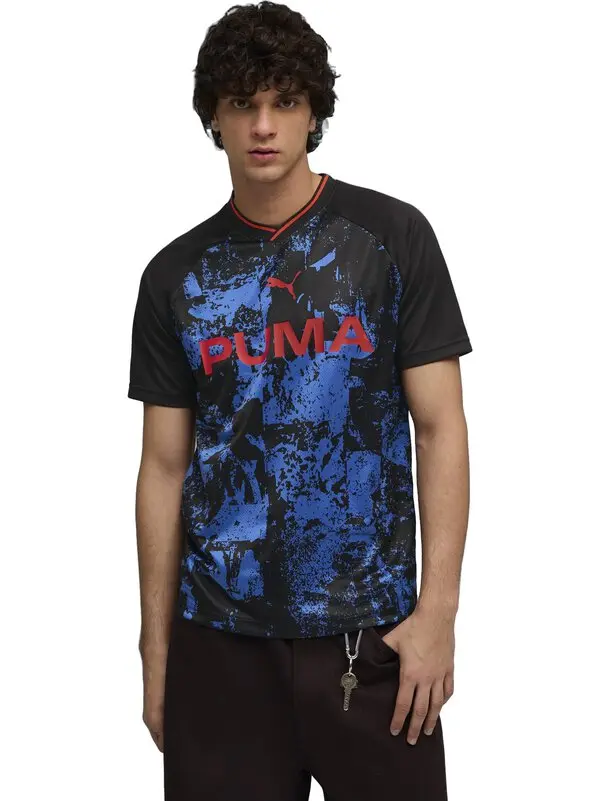 PUMA Essentials Patterned T-shirt - Black