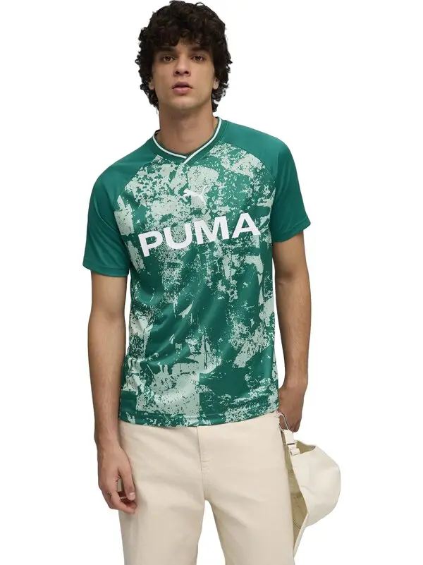 PUMA Essentials Patterned T-shirt - Green