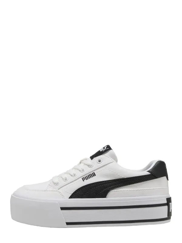 PUMA Court Classic Vulcanized Platform Sneakers - White