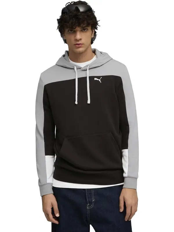 PUMA Essentials Color Block Hoodie - Black