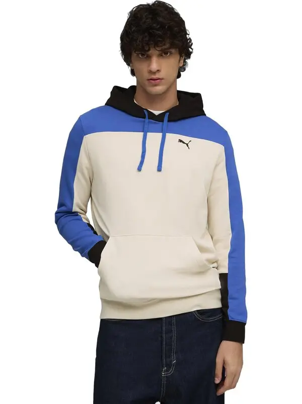 PUMA Essentials Color Block Hoodie - White