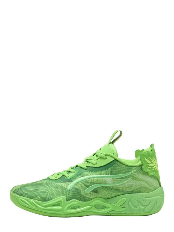 PUMA Mb.04 Low Top Basketball Shoes - Green
