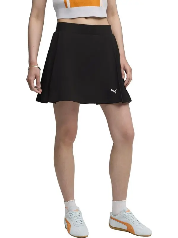 PUMA Wardrobe Essentials Pleated Skirt - Black