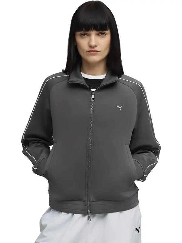 PUMA T7 Relaxed Track Jacket - Gray