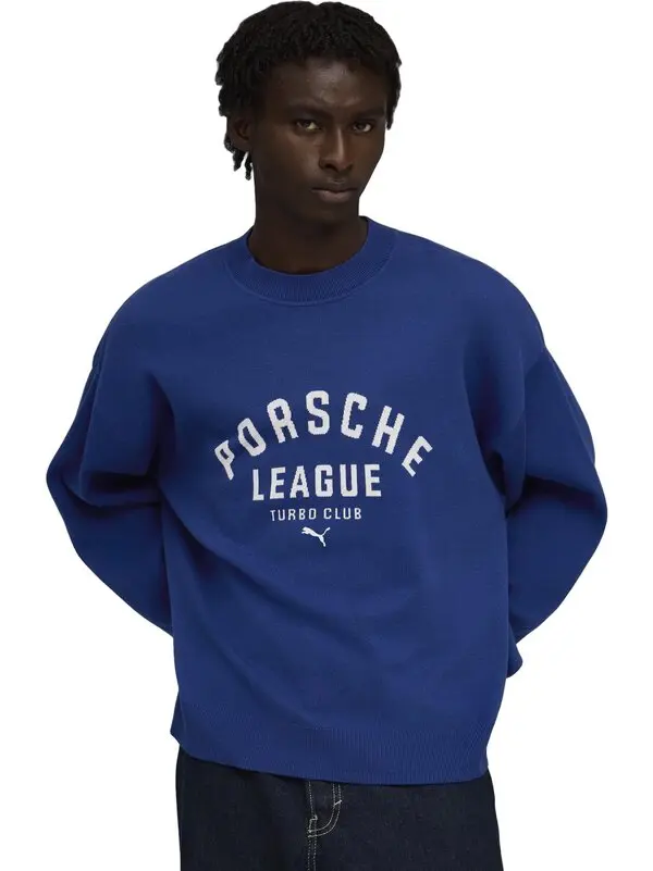 PUMA Porsche Legacy Crew Neck Sweatshirt - Blue