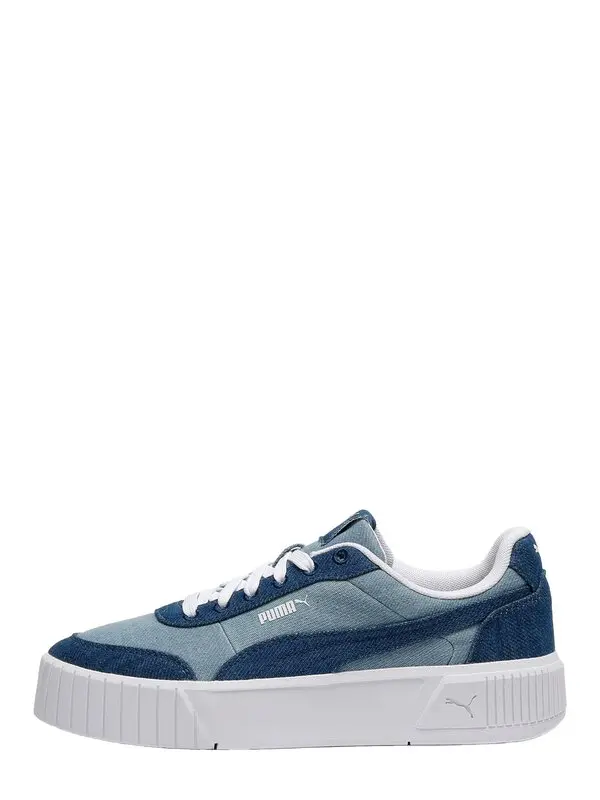PUMA Carina Mia Denim Platform Sneakers - Blue