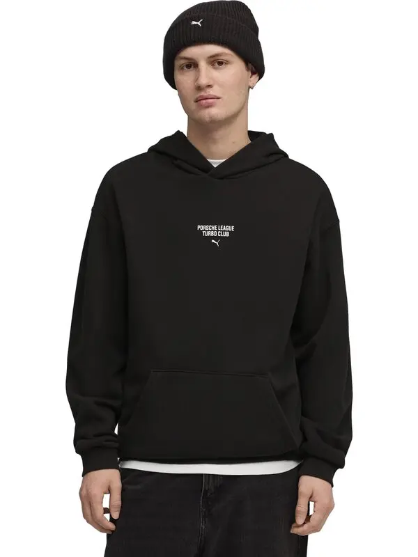 PUMA Porsche Legacy Motorsport Relaxed Fit Hoodie - Black