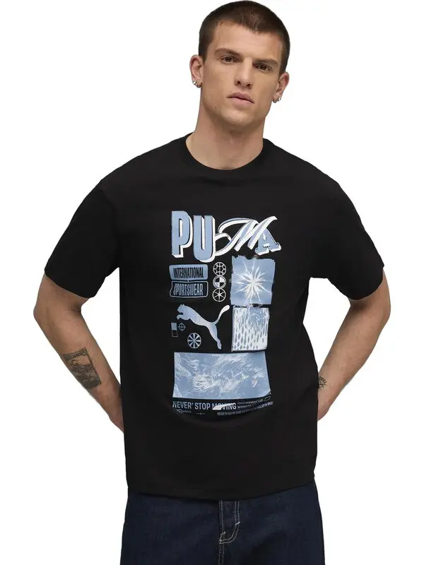 PUMA House Of Graphics T-shirt - Black