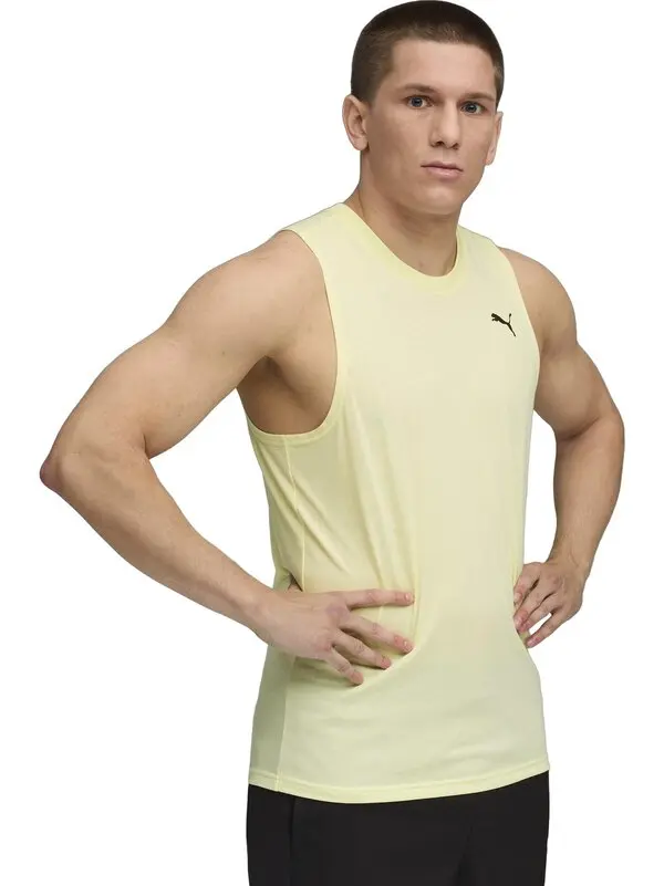 PUMA Train All Day Tech Triblend Tank Top - Gold Moon