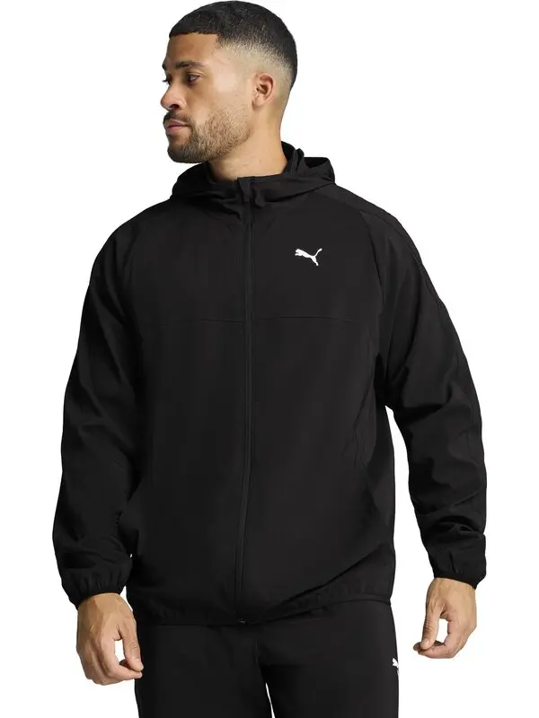 PUMA Tad Tech Woven Full Zip Jacket - Black