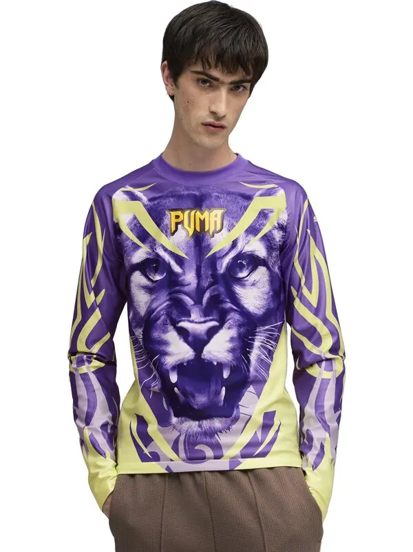 PUMA Long Sleeve Soccer Jersey - Purple