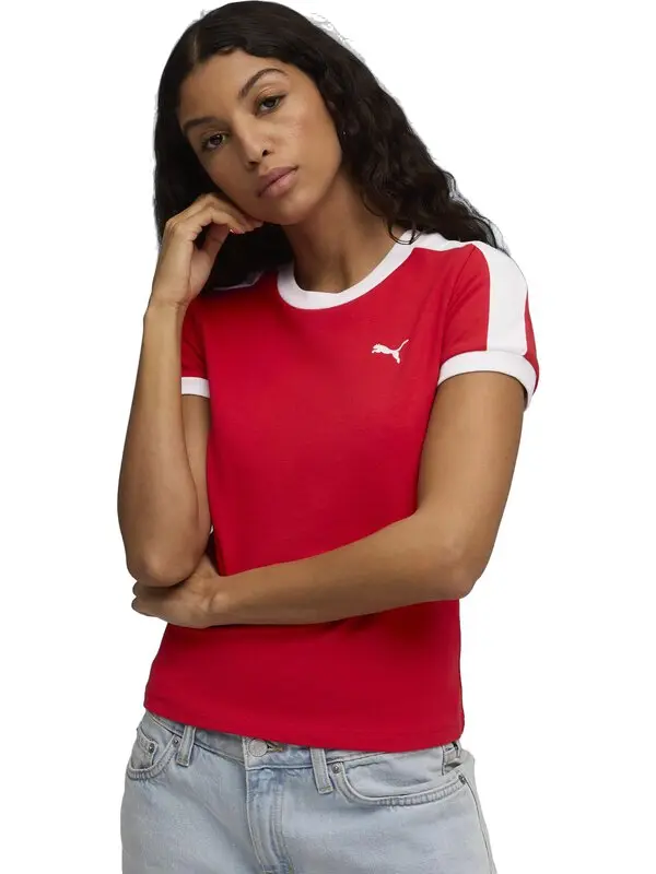 PUMA T7 Slim T-shirt - Red