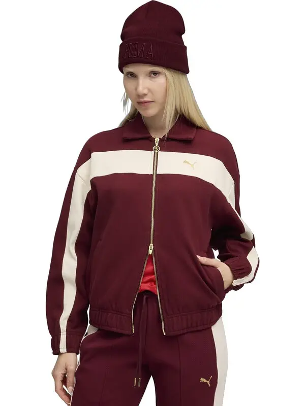 PUMA T7 Relaxed Track Jacket - Red