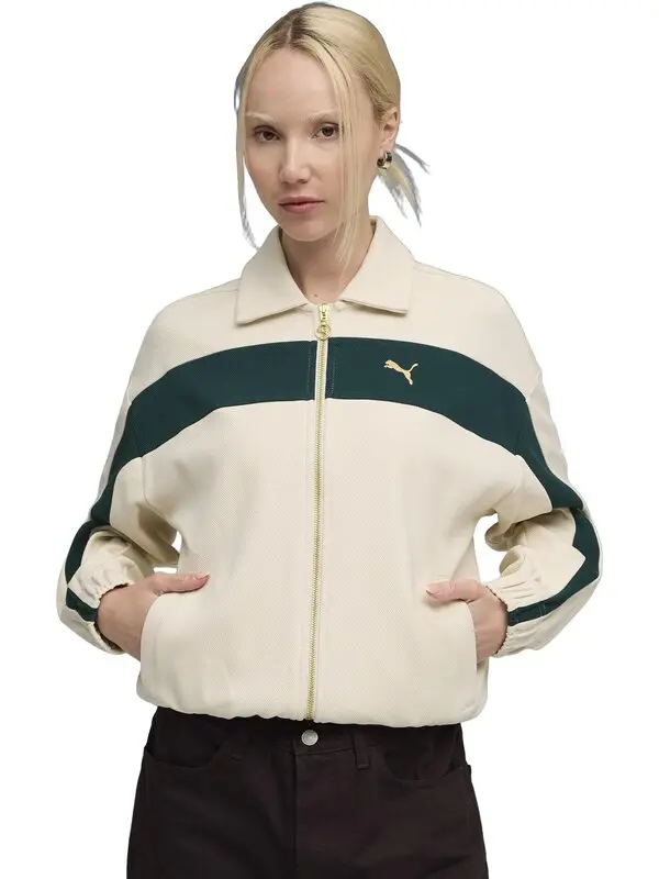 PUMA T7 Relaxed Track Jacket - White