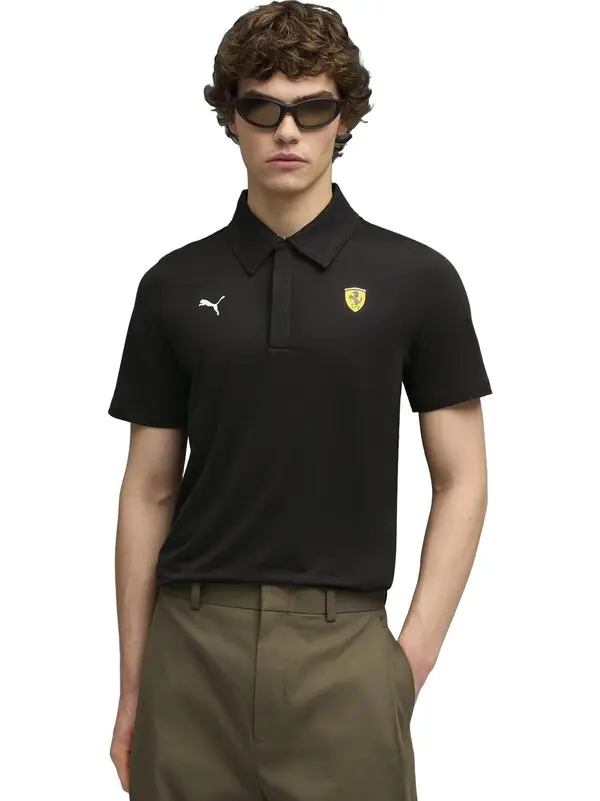 PUMA Scuderia Ferrari Motorsport Polo Shirt - Black