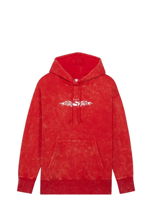 PUMA Fleece Relaxed Fit Hoodie - Red