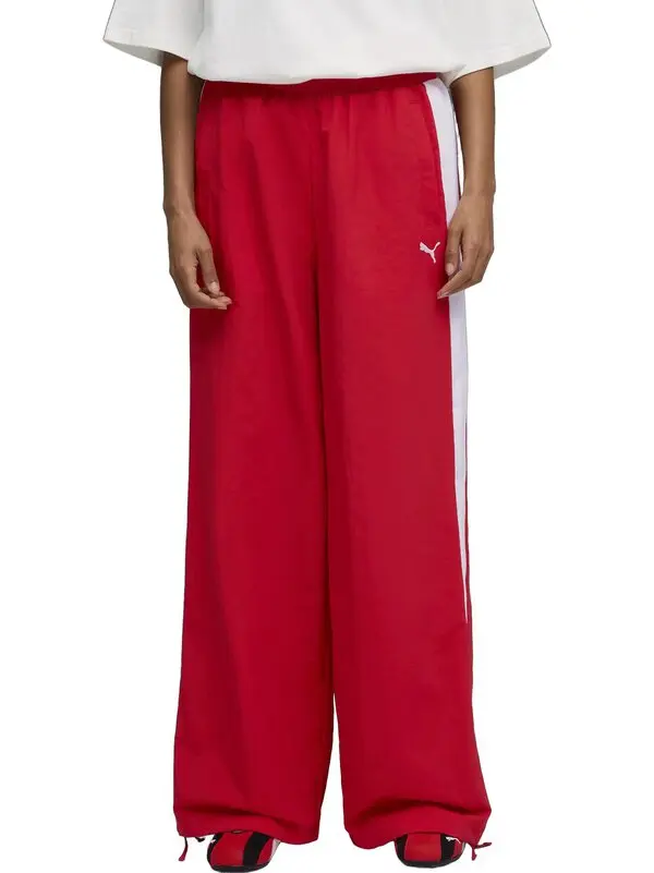 PUMA T7 Relaxed Track Pants - Red