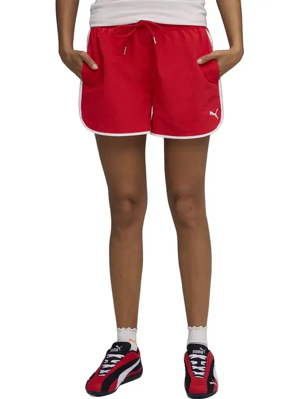 PUMA Wardrobe Essentials 3" Shorts - Red