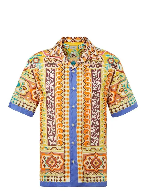 Etro Printed Cotton Bowling Shirt - Multicoloured