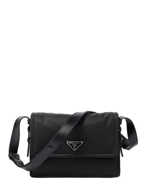 Prada Re-nylon Small Padded Shoulder Bag - Black