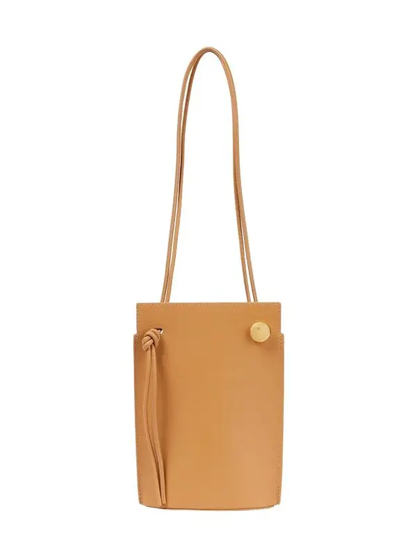 Loewe Pebble Dice Leather Pouch - Neutrals