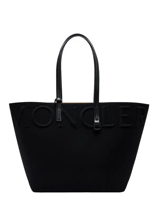 Moncler Knitted Tote Bag - Black