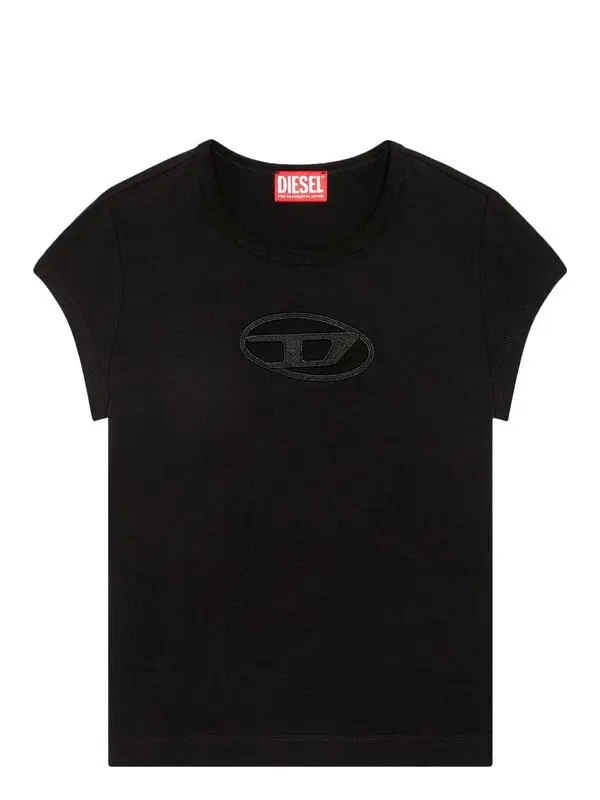 DIESEL® T-angie Cotton T-shirt - Black