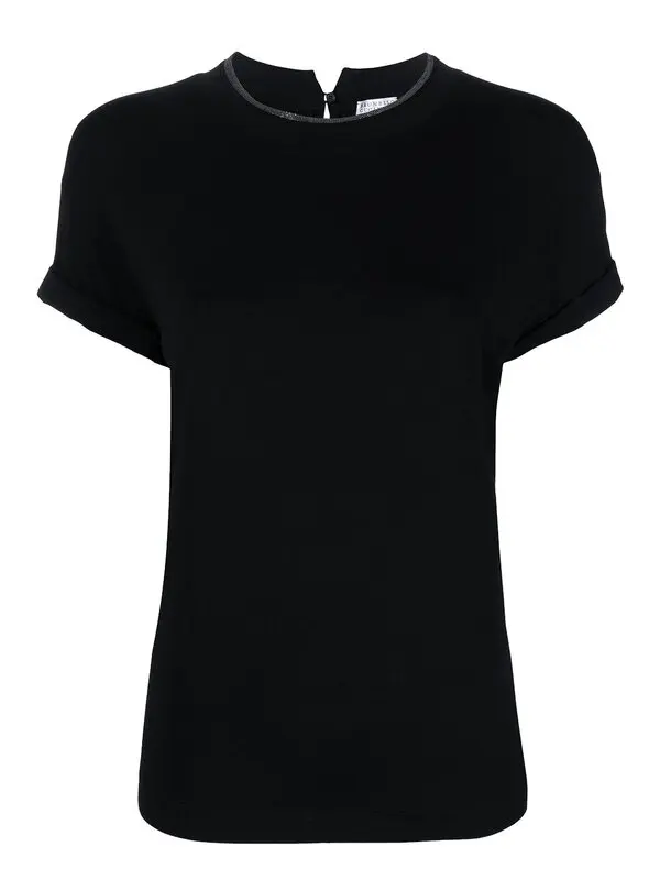 Brunello Cucinelli Cotton T-shirt - Black