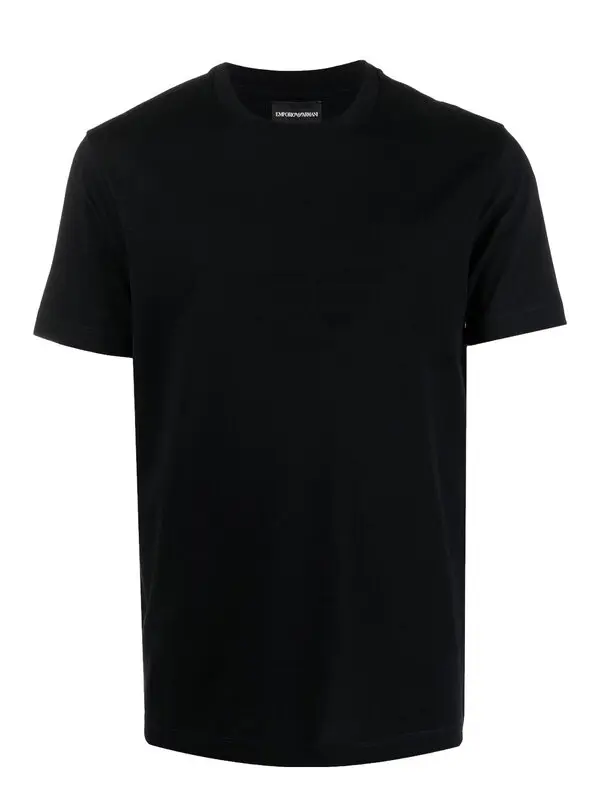 Emporio Armani Logo Cotton T-shirt - Blue