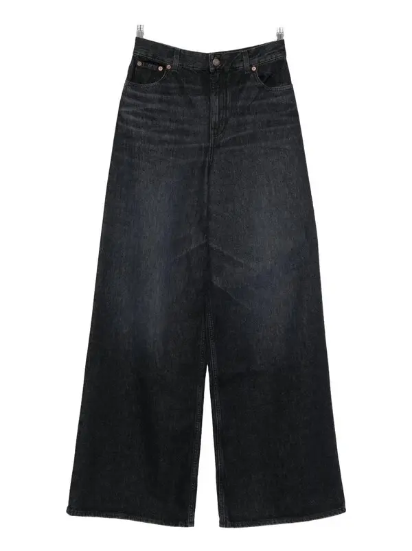 Chloé Wide Leg Denim Jeans - Black