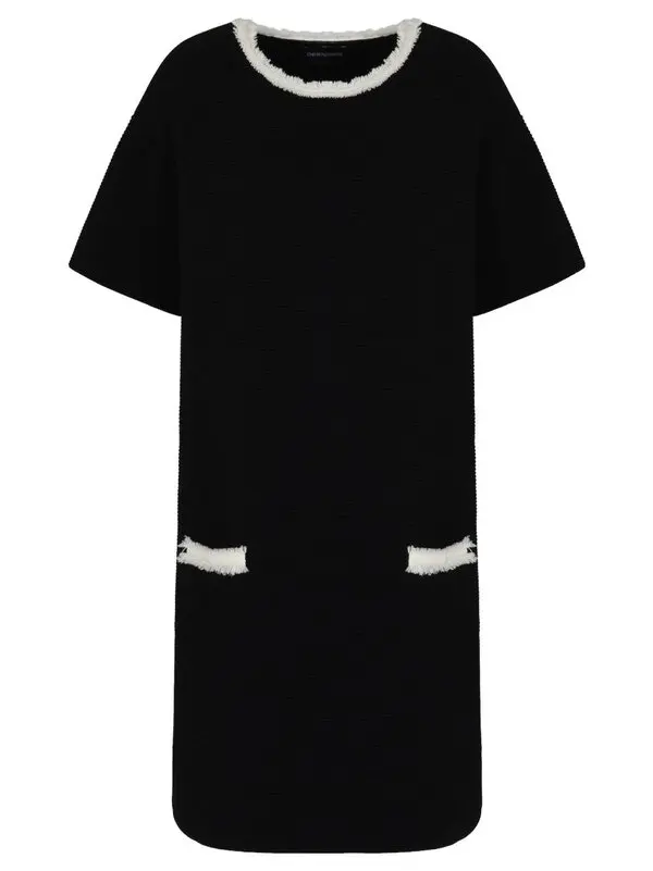 Emporio Armani Short Sleeve Dress - Black
