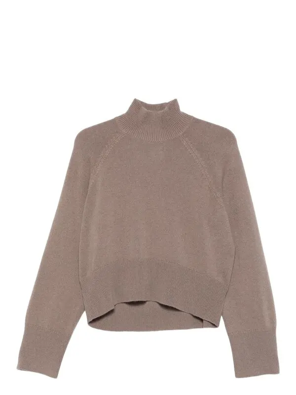 Brunello Cucinelli Wool Turtleneck Sweater - Dove Grey