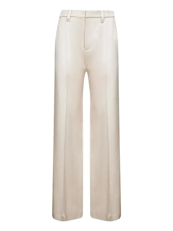 Brunello Cucinelli Wide Leg Trousers - White